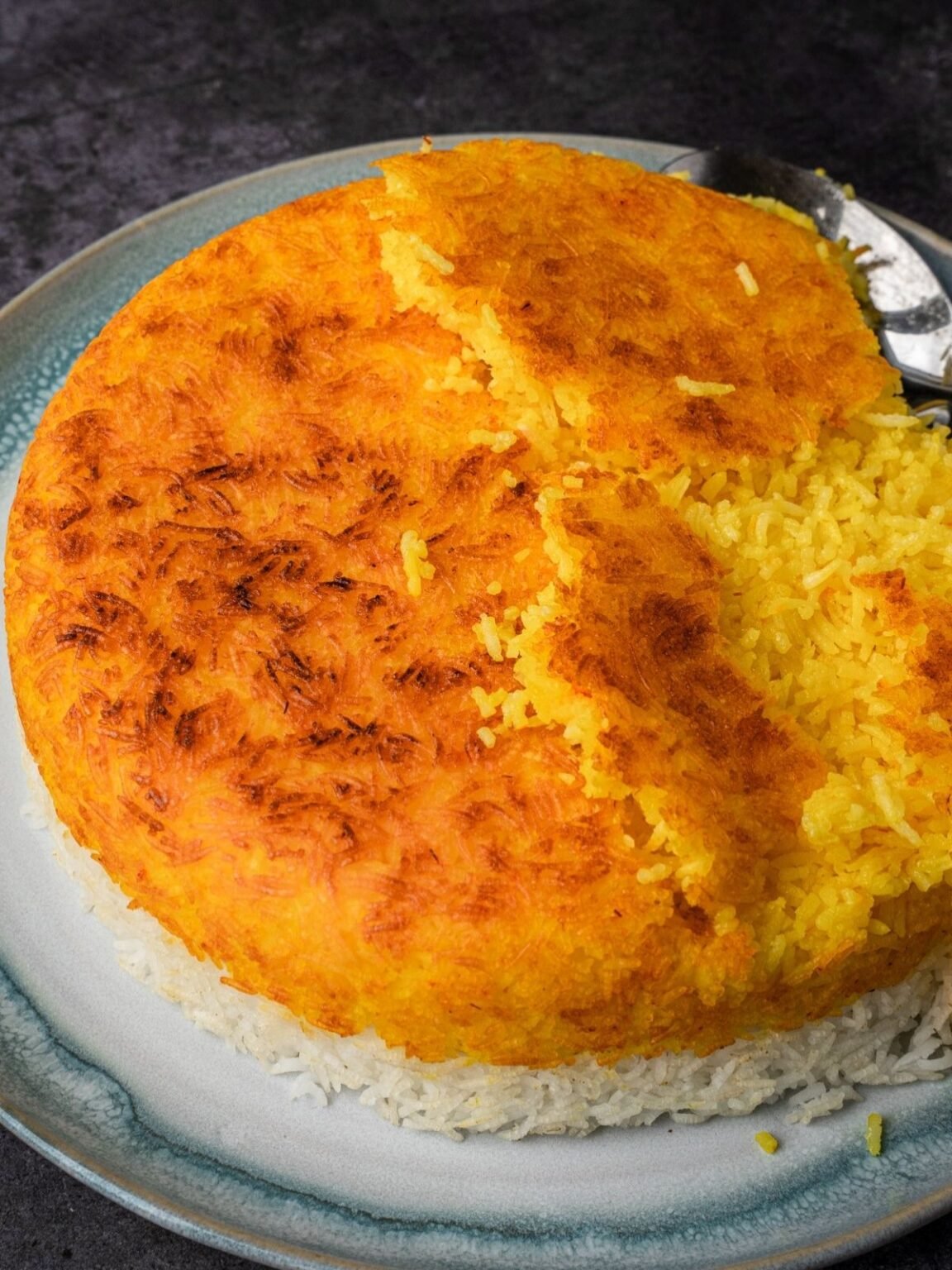 Tahdig (Crispy Persian Rice with Saffron) - Urban Farm and Kitchen