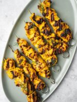 Joojeh Kabob (Persian Saffron Chicken Kabab Recipe) - Urban Farm and ...