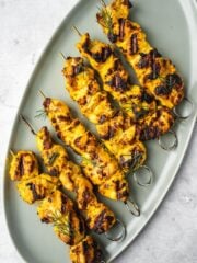 Joojeh Kabob (Persian Saffron Chicken Kabab Recipe) - Urban Farm and ...