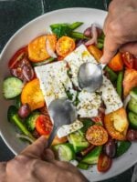 Traditional Greek Salad Recipe (Horiatiki Salata) - Urban Farm and Kitchen
