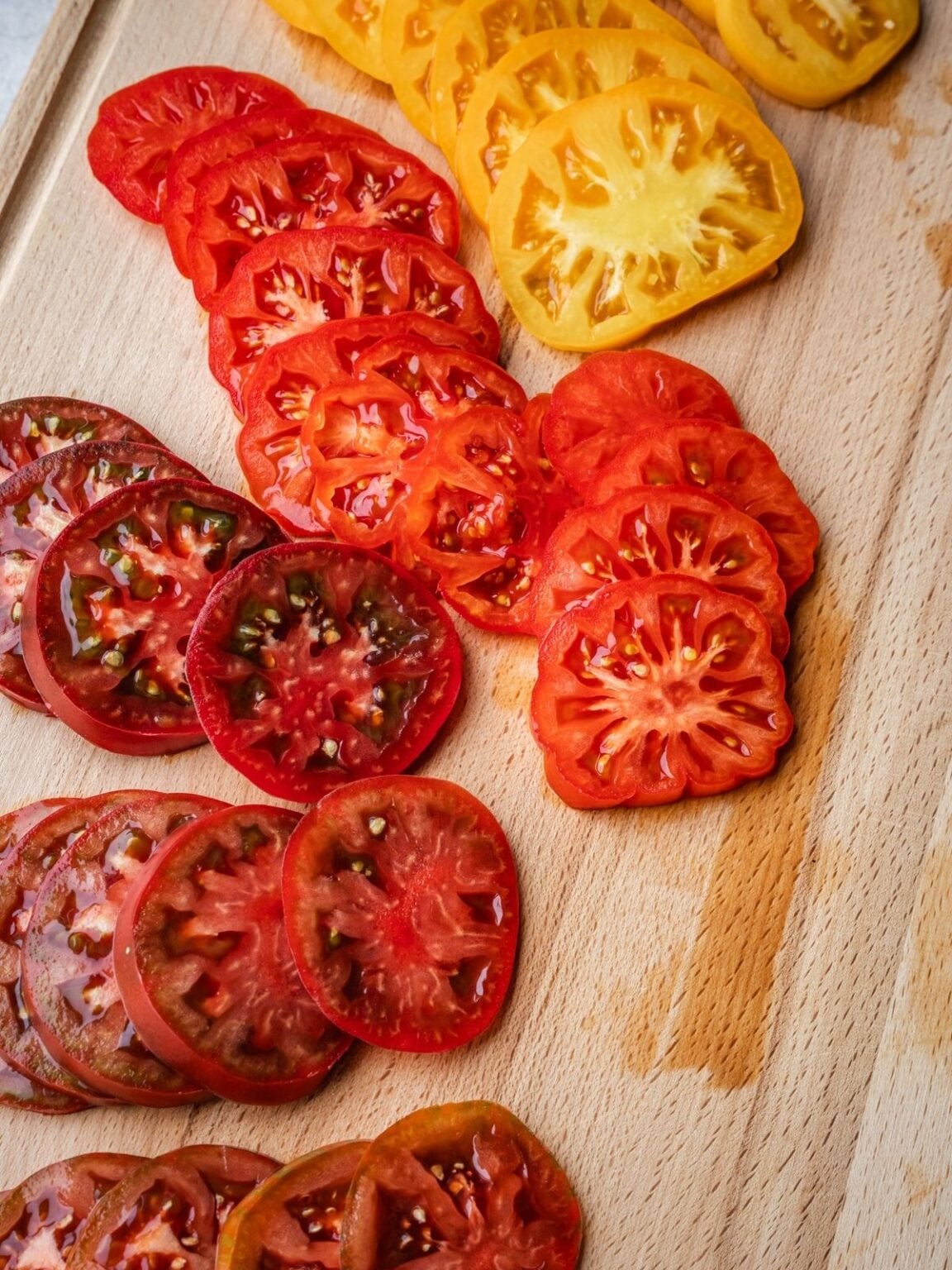 Heirloom Tomato Carpaccio - Urban Farm and Kitchen
