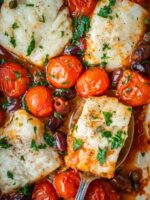 Baked Cod in Puttanesca Sauce - Urban Farm and Kitchen