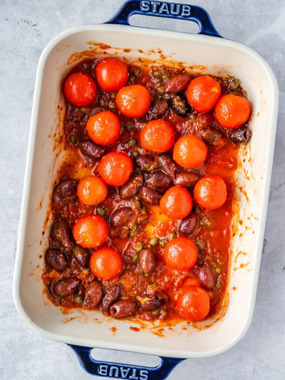 Baked Cod in Puttanesca Sauce - Urban Farm and Kitchen